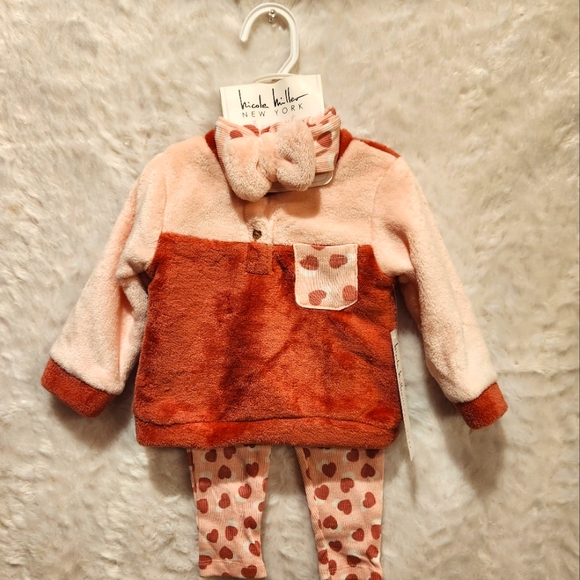 Nicole Miller | Matching Sets | Heart Patterned Nicole Miller Girls ...